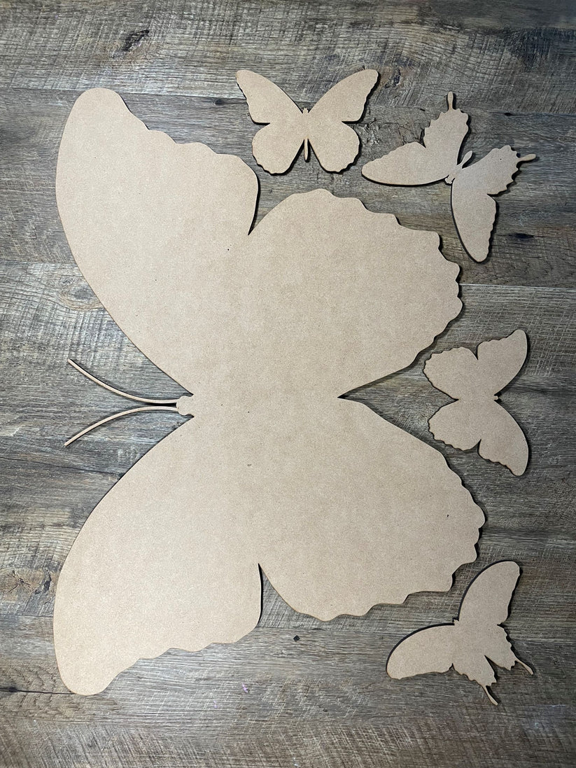 MDF Cutout Butterfly Set 1 – Wild Wicks